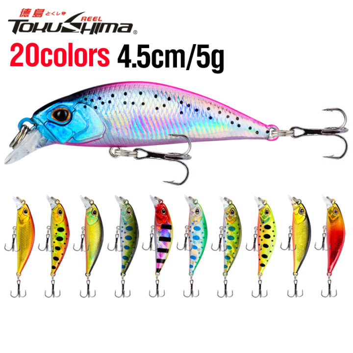 1PCS 4.5cm/5g Sinking Minnow Lure 3D Eyes Laser Trolling Fishing Lure ...