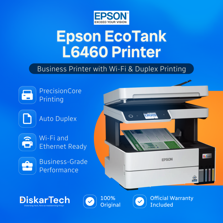 Epson EcoTank L6460 Printer | Lazada PH