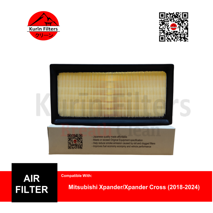 KURIN Air Filter for Mitsubishi Xpander and Xpander Cross (2018 - 2024 ...