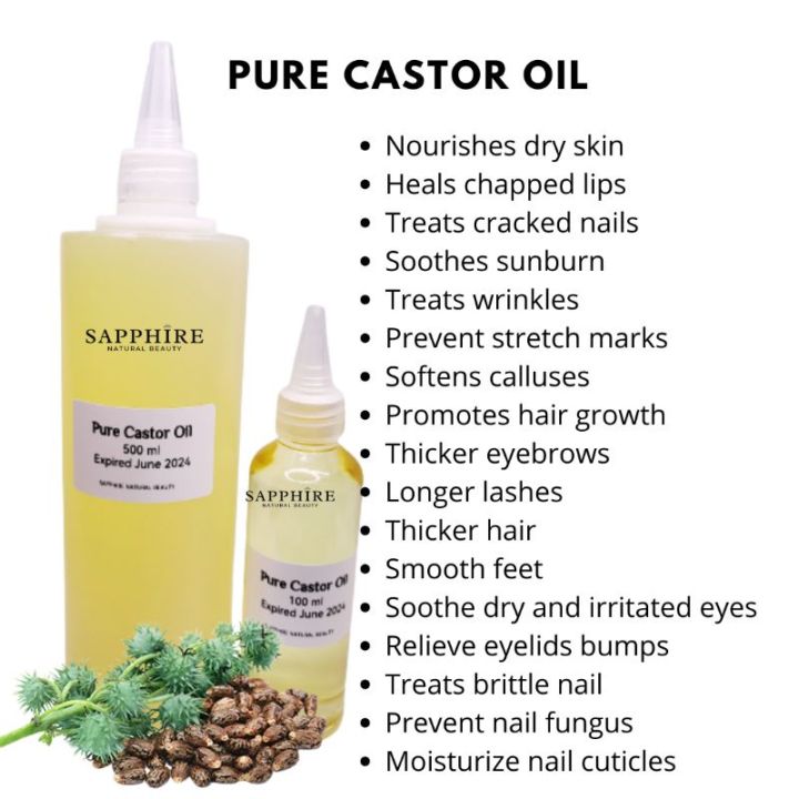 100% Pure Castor Oil | Lazada