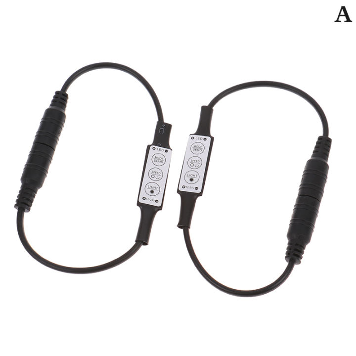 2Pcs DC 12V 24V 3*4A Mini Led Controller Dimmer Driver to Control ...