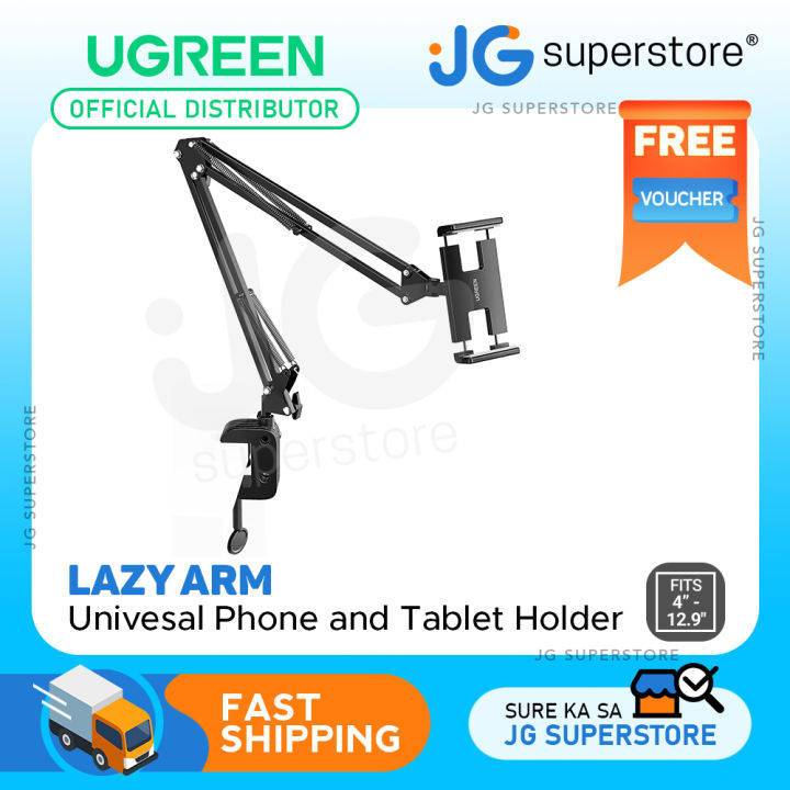 UGREEN Lazy Arm Desk Mounted Universal Metal Phone and Tablet Holder ...