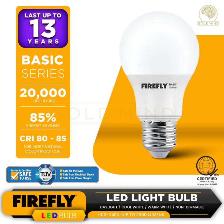 Firefly LED BULB ( DAYLIGHT / COOL WHITE / WARM WHITE ) Non- Dimmable ...