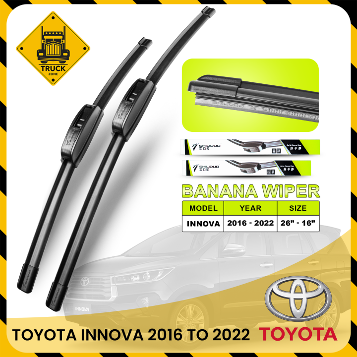 SHILIDUO Toyota INNOVA 2016 to 2022 26" and 16" Front Wiper Blade ...