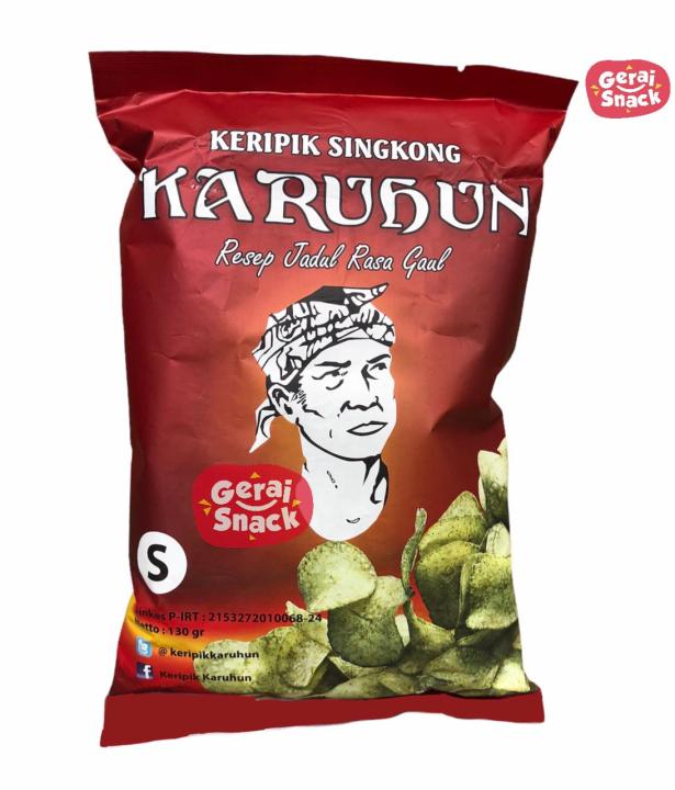 Keripik Singkong Karuhun Cabe Ijo Resep Khas Bandung 130 g | Lazada ...