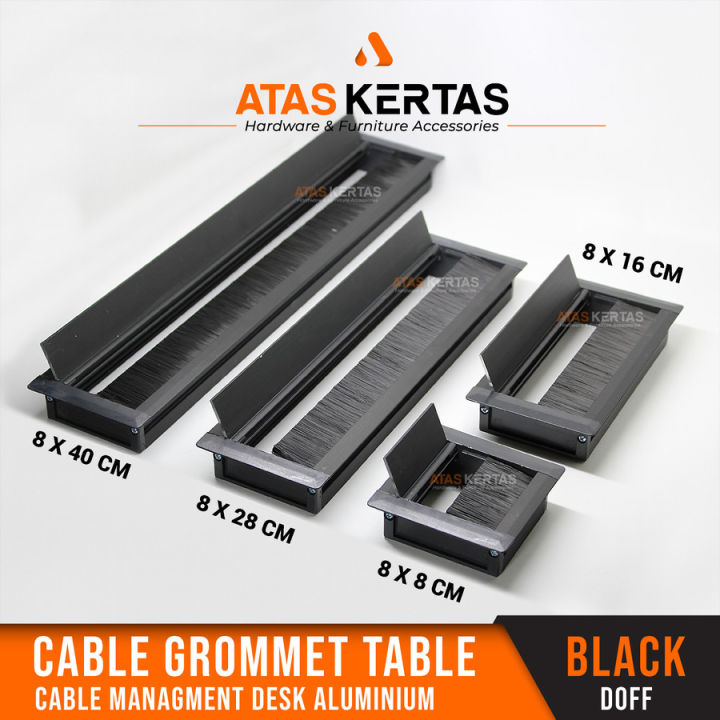 tutup lubang kabel meja kantor / grommet table / gromet kabel meja ...
