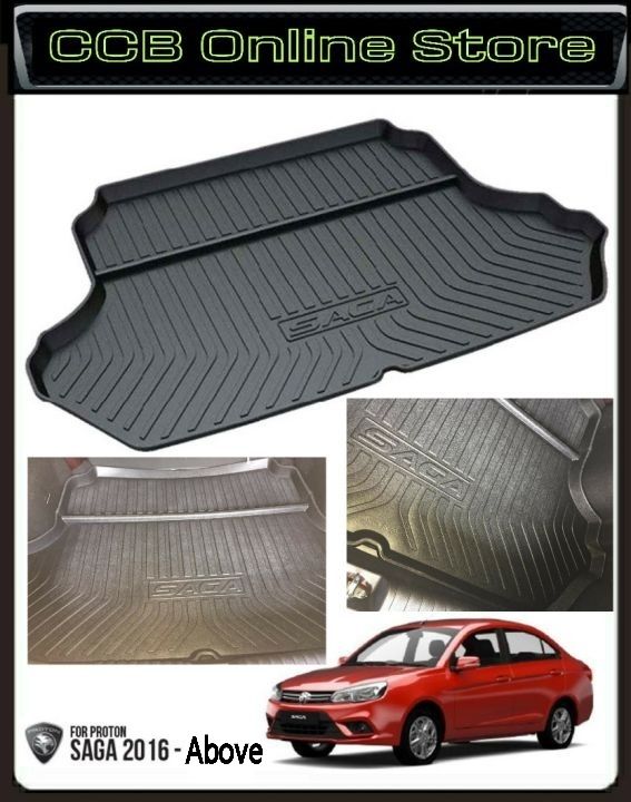 Proton Saga VVT 2016-2025 Cargo Trunk Luggage Boot Tray | Lazada