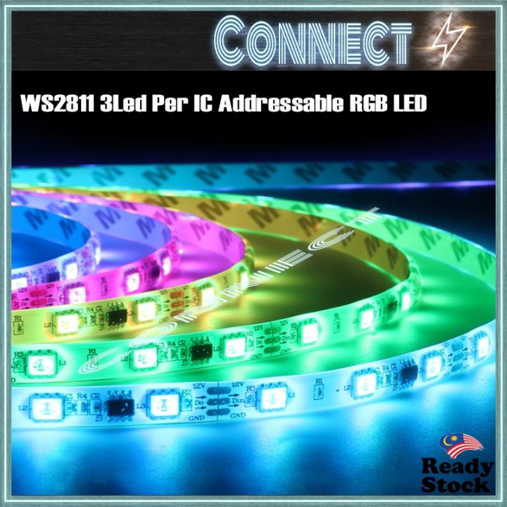 ARGB WS2811 Led Light Strip 12v 60 Leds Per Meter Rgb Led Strip Smart ...