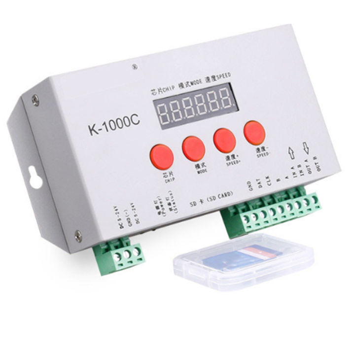 K-1000C Controller K1000C WS2812B WS2811 APA102 T1000S WS2813 LED 2048 ...