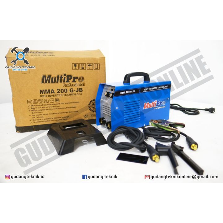 MESIN LAS INVERTER TIPE : MULTIPRO MMA 200 G-JB | Lazada Indonesia