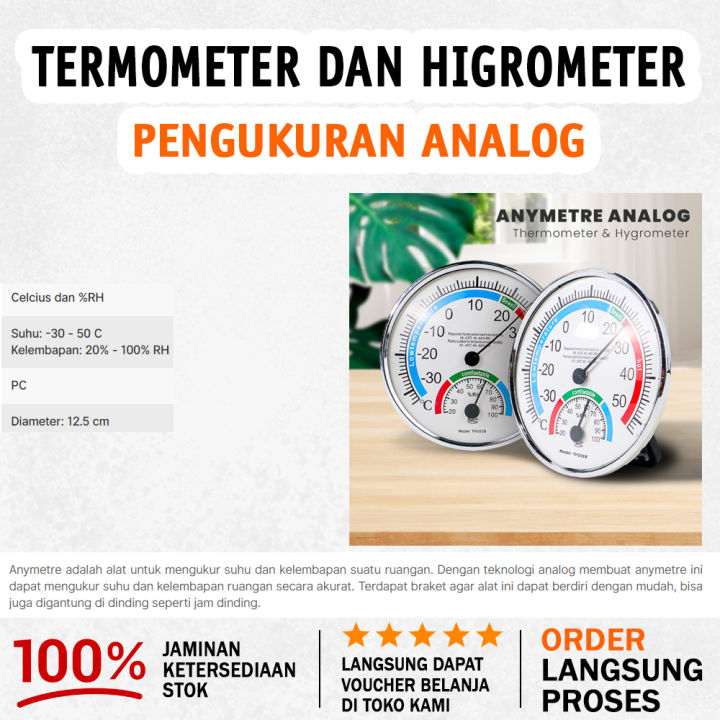 Anymetre Analog Thermometer Hygrometer Temperature Humidity | Lazada ... Anymetre Analog Thermometer Hygrometer Temperature Humidity | Lazada ...