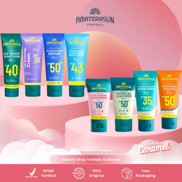 AMATERASUN All Pore Physical Brightening Body Uv Cream Serum ...