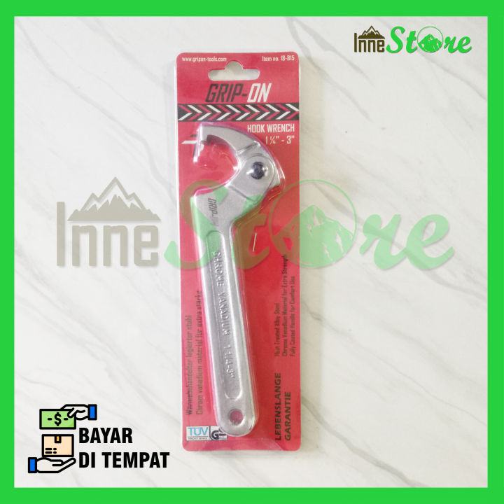 Kunci Komstir Flexible 11/4" sampai 3" / Kunci Hook Adjustable Grip On ...