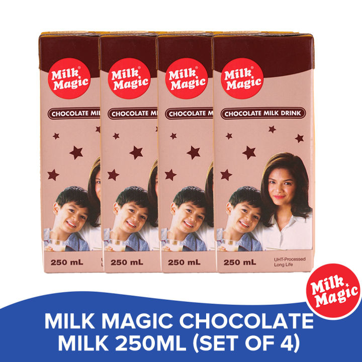 Milk Magic - Chocolate Milk 250ml (Set of 4) - Nutritious Healthy ...