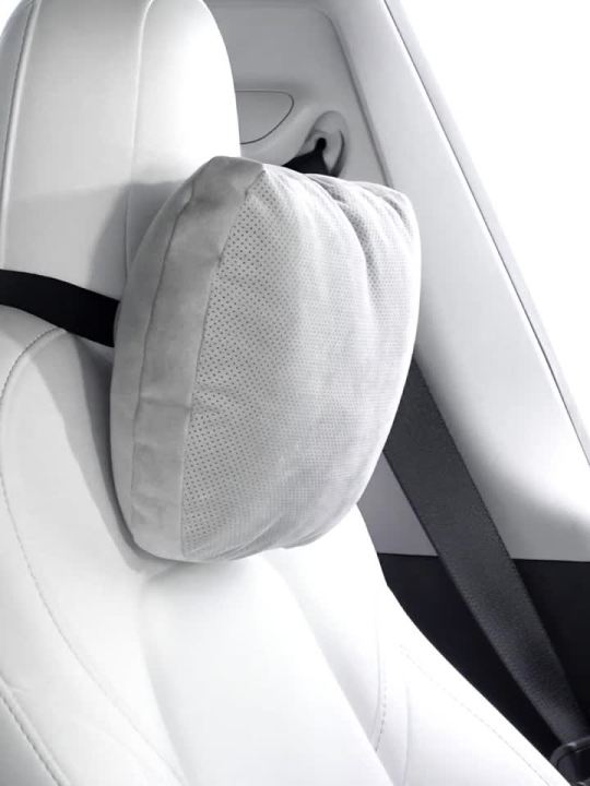 Fast ใหม่ Alcantara รถ Lumbar Support หมอนเบาะ Universal สำหรับ BMW ...
