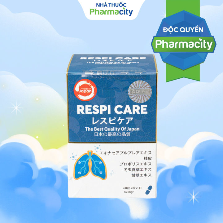 Thực phẩm bảo vệ sức khỏe Respi Care (Hộp 60 viên) | Lazada.vn