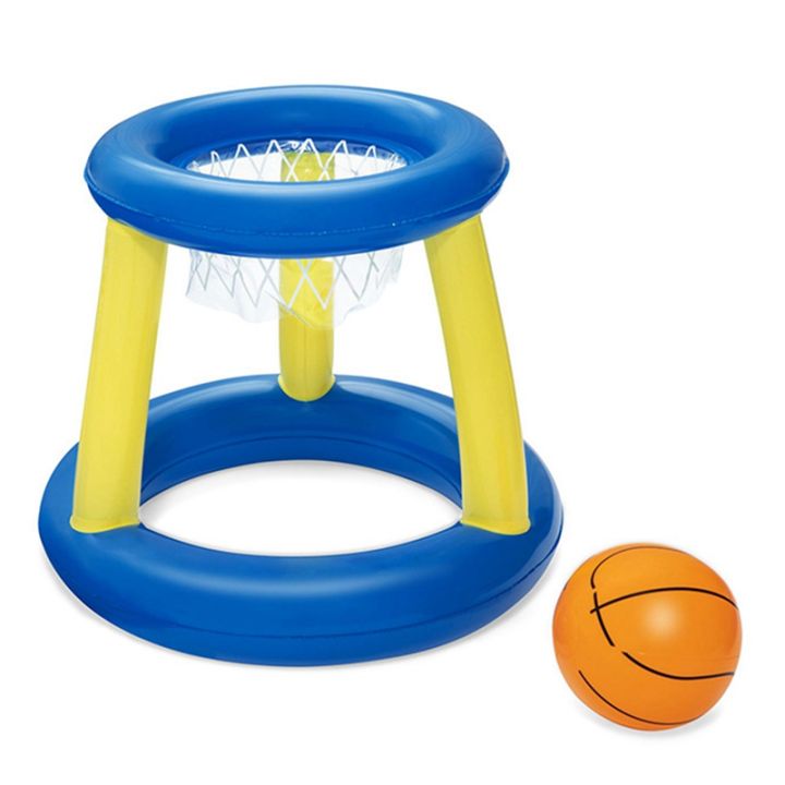 Water Basketball Hoop Pool Float Inflatable Play Game Swimming Pool Toy ...