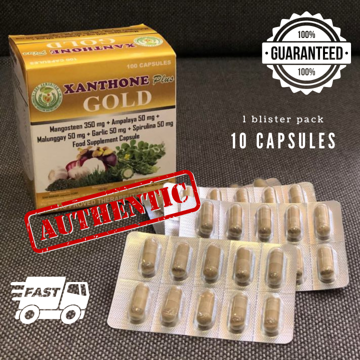 Authentic Xanthone Plus Gold 10 capsules | Lazada PH