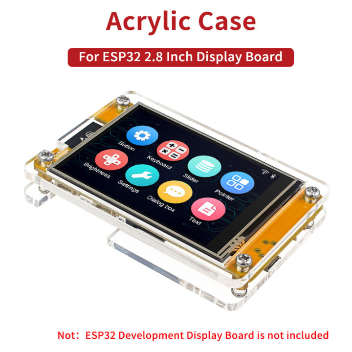 Acrylic Case For 2.8 Inch Display Screen ESP32 Development Board LCD ...