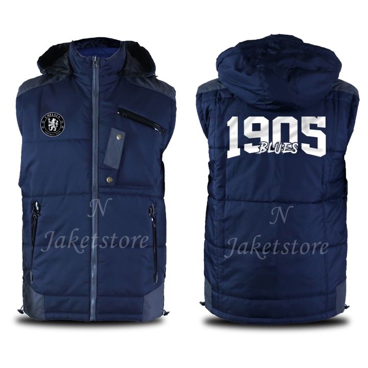 Jaket Rompi Club CHLS The Blues 1905 Bahan Tebal Model Keren Bahan ...
