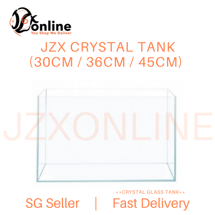 JZX Crystal Tank (30CT / 36CT / 45CT) - With Glass Cover (5mm) | Lazada ...