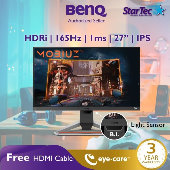 BenQ MOBIUZ EX2710S 27 inch IPS 165Hz 1ms HDRi FreeSync™ Premium Auto ...
