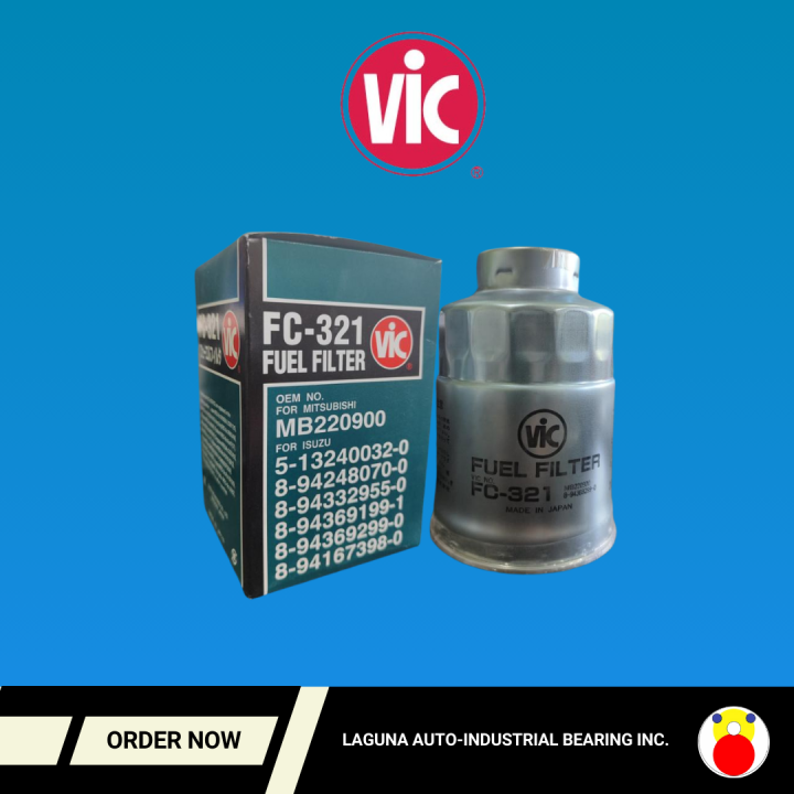 VIC FC-321 Fuel Filter for Mitsubishi L200, L300, Adventure, Strada ...