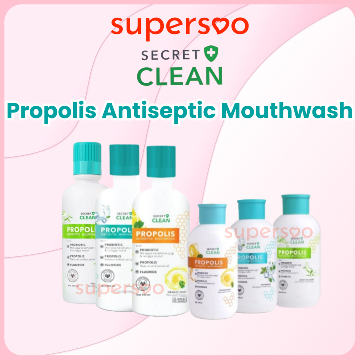 Secret Clean Propolis Antiseptic Mouthwash 150ml / 300ml / 500ml ...