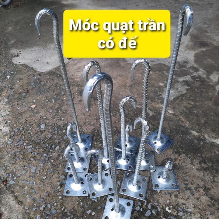 Móc treo quạt trần, treo đèn có đế vuông đủ kích thước từ 10cm- 50cm ...