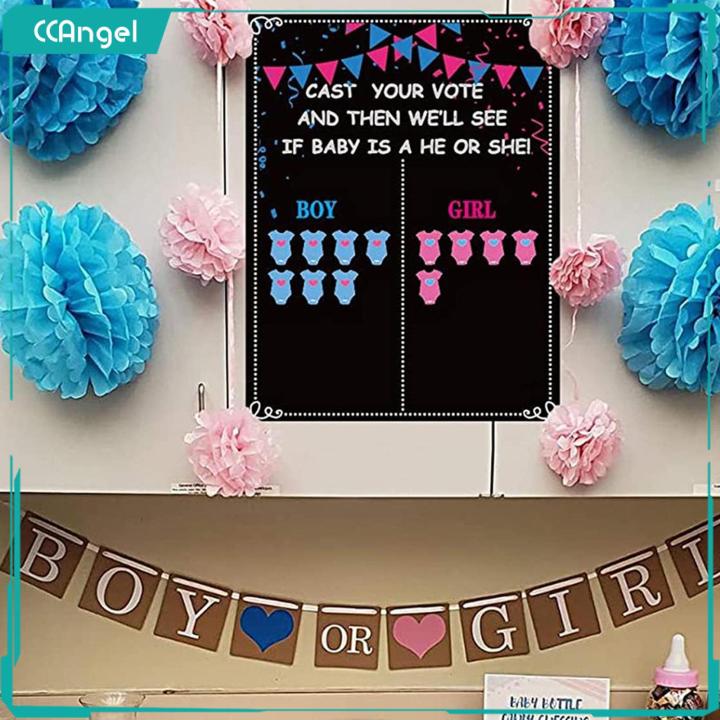CCAngel Baby Gender Reveal Board, Gender Reveal, Voting Game, Baby ...