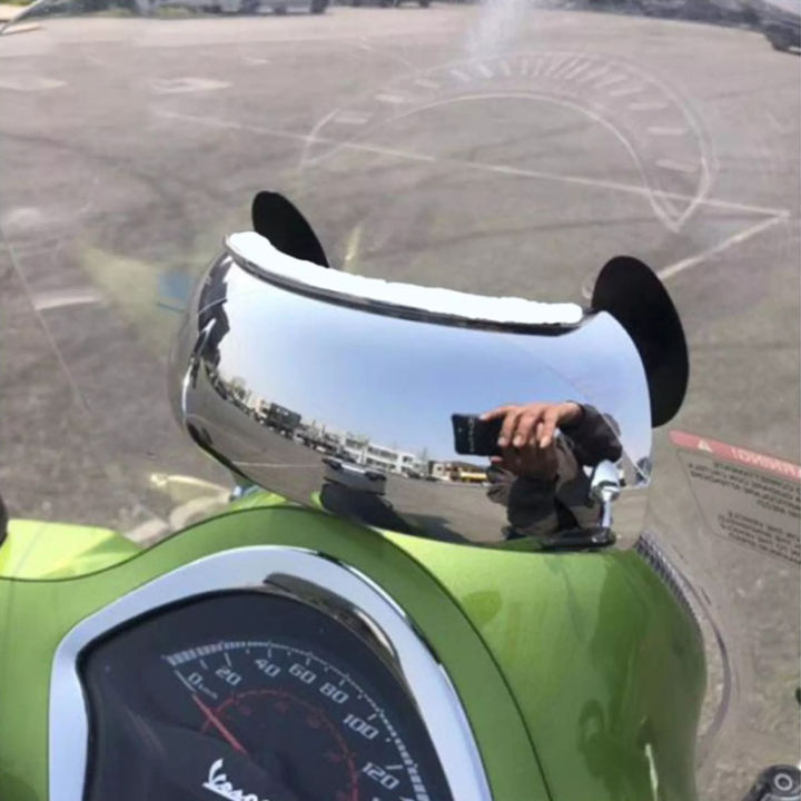 Eandm Universal Motorcycle Rearview Mirror 180 Degree Safety Windshield