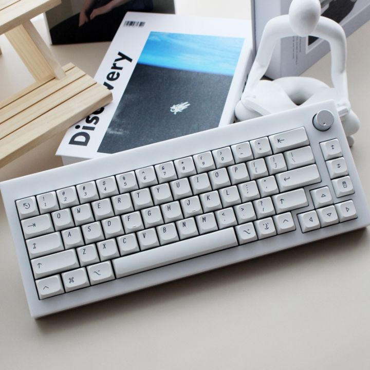 【Keycap Only】124 Keys Minimalist White MAC Keycaps XDA Profile PBT ...