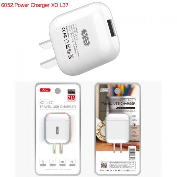 XO L37 TRAVEL USB QUICK CHARGER 5V /2.1A Mobile Charger | Lazada PH