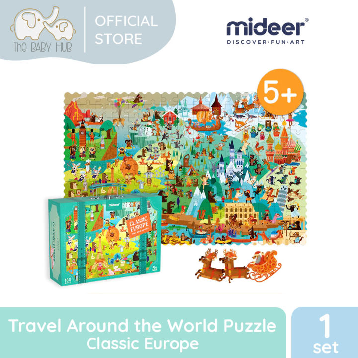 Mideer Travel Around the World Puzzle | Lazada PH