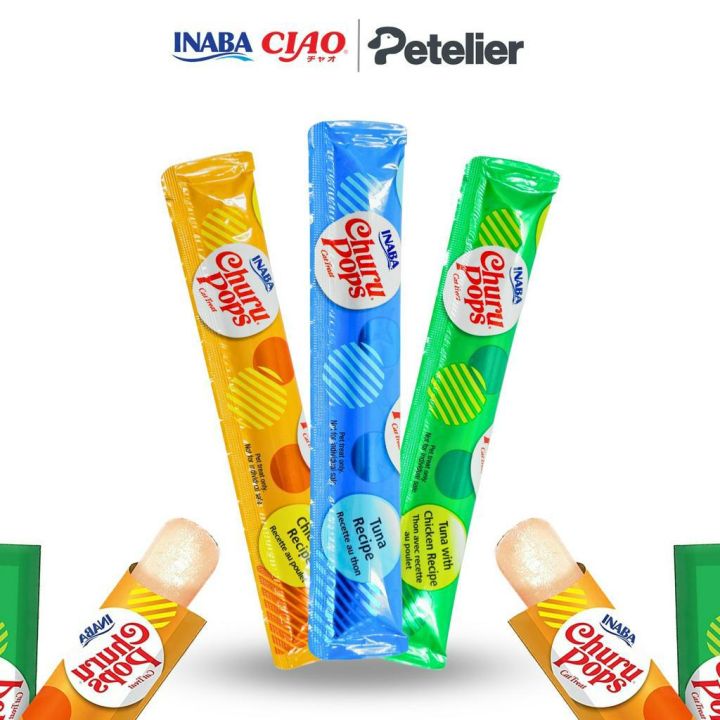 Inaba Churu Jelly Pops Wet Cat Treats 1 Stick, Grain-Free Ciao | Lazada PH
