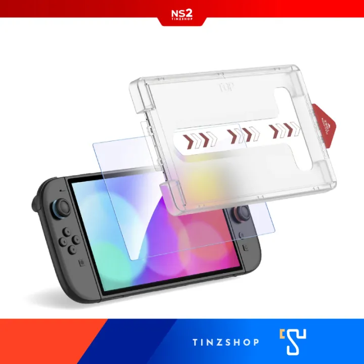 [Switch2] Tinzshop Nintendo Switch 2 IINE L1076 , L1077 Tempered Glass Screen Protector พร้อม ...