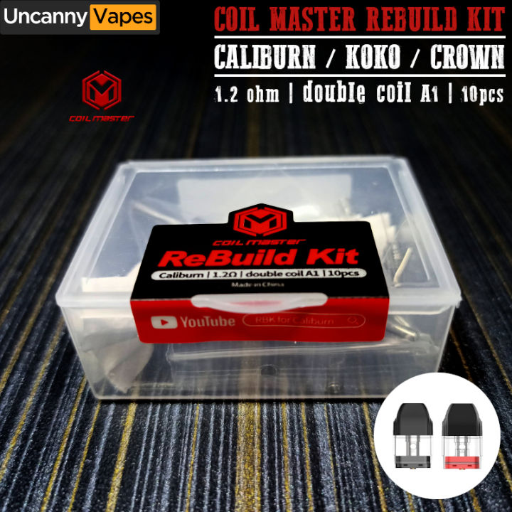 Caliburn 1.2 ohm Coil Master Rebuild Kit / RBK | Caliburn RBK | Lazada PH Caliburn 1.2 ohm Coil Master Rebuild Kit / RBK | Caliburn RBK | Lazada PH