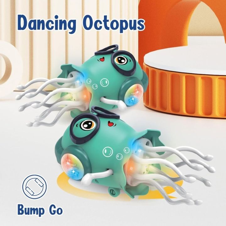 Magical Dancing Jellyfish Toy Funny Light&Music Toy Induction Electric ...