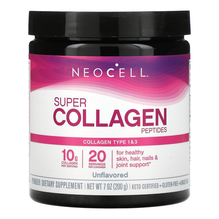 [PRE-ORDER] Neocell, Super Collagen, Type 1 & 3, Unflavored, (200 g ...