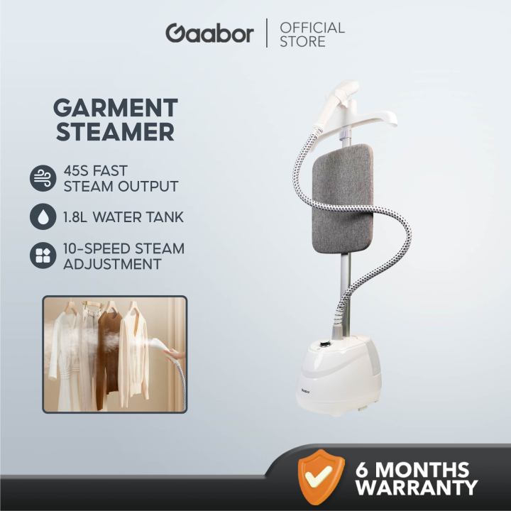 Gaabor Steamer Iron For Clothes Hanging&Flat 2-in-1 Garment Steamer 1 ...