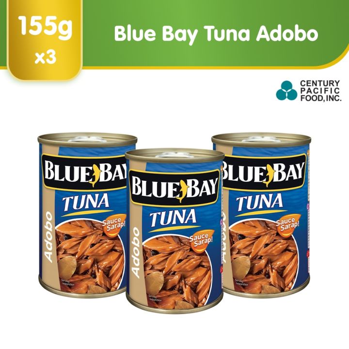 Blue Bay Tuna Adobo 155g (Pack of 3) - Healthy, High Protein | Lazada PH