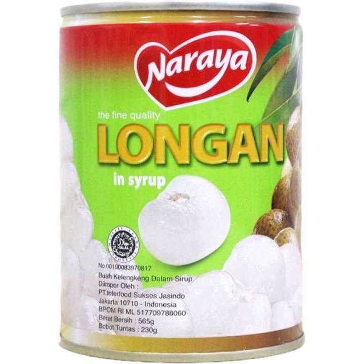 Naraya longan kaleng 565 gram | Lazada Indonesia