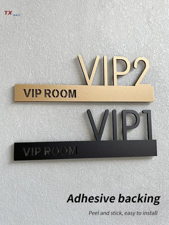 【TX】 Acrylic VIP door sign beauty room door sign locker room hotel box ...