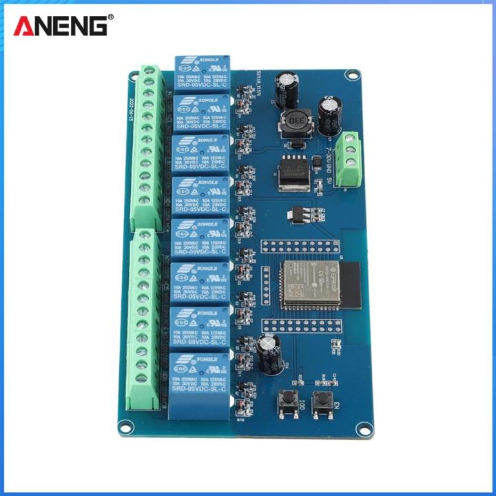 【ANENG】ESP32 WIFI Bluetooth-compatible BLE Relay Module 1/2/8 Channel Power Supply Module ESP32 ...