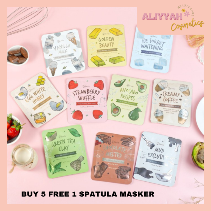 MASKER WAJAH LEA GLORIA 20 GR | KEMASAN BARU | DAY BY DAY MASK | Lazada Indonesia