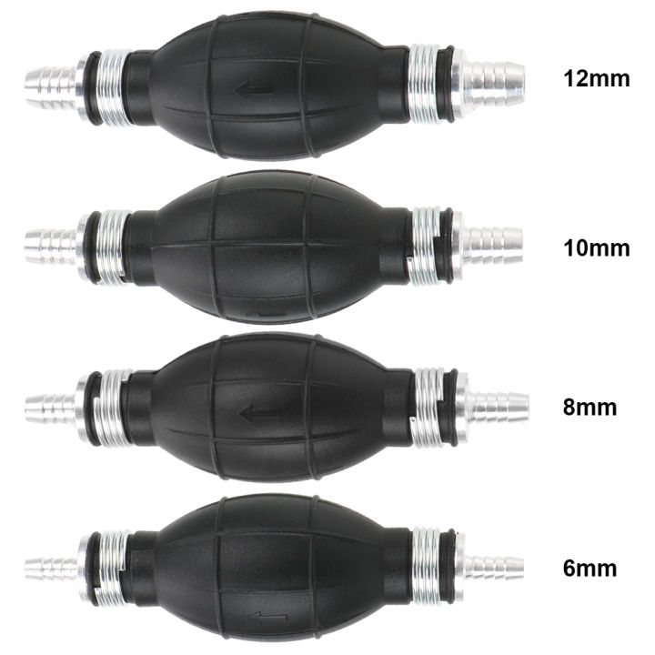 6mm 8mm 10mm 12mm Hand Pump Bulb Fuel Primer Diesel Petrol Gas Priming ...