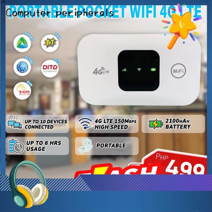 desk ☝4G LTE Pocket WiFi Openline Hotspot Router Modem Universal Sim ...