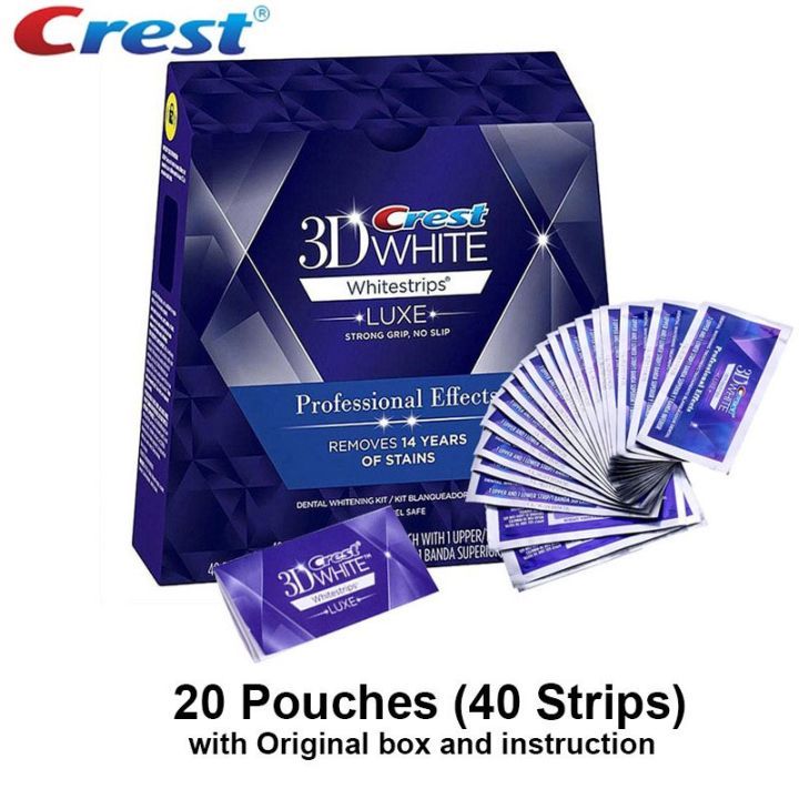 Crest 3d White Strips Professional Effects Whitestrips Teeth Care 20