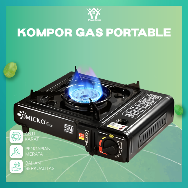 kompor portable mini 1 Tungku Kompor gas Portabel 2in1 Kompor Gas Mini ...