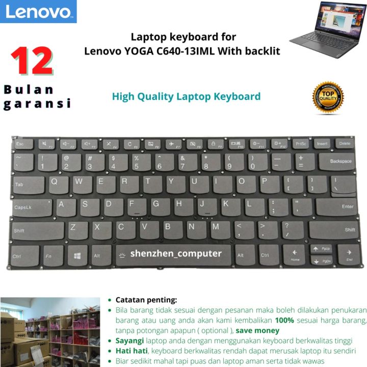 Keyboard Lenovo YOGA C640-13IML - new product | Lazada Indonesia